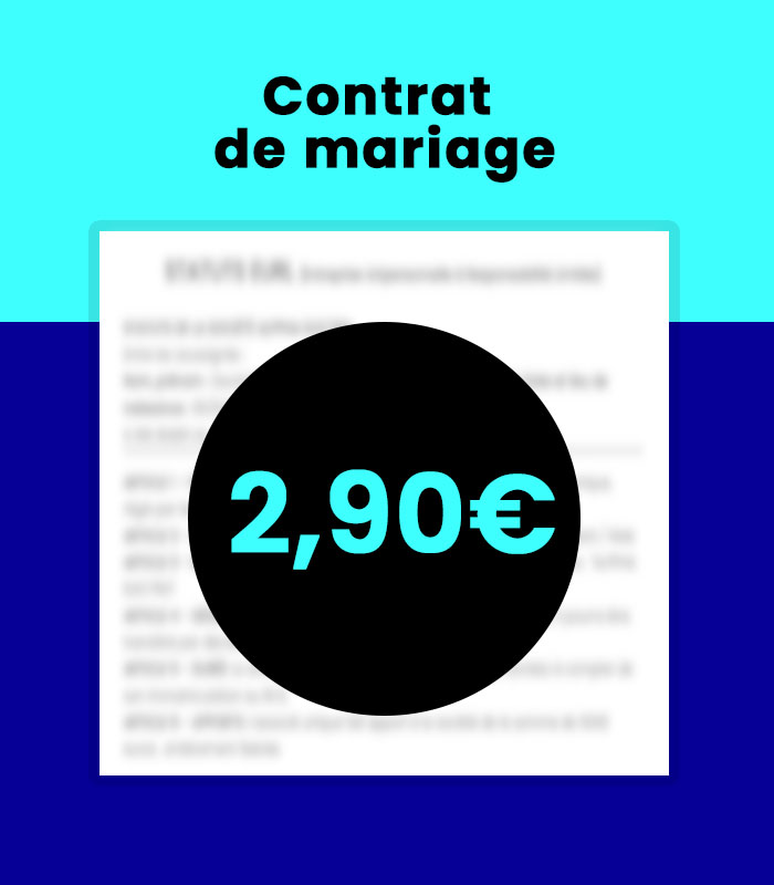 Contrat de mariage - DocuRaptor